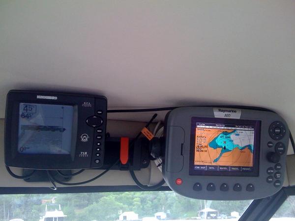 Add a Hummingbird 718 with GPS. This frees up the Raymarine and gives ...